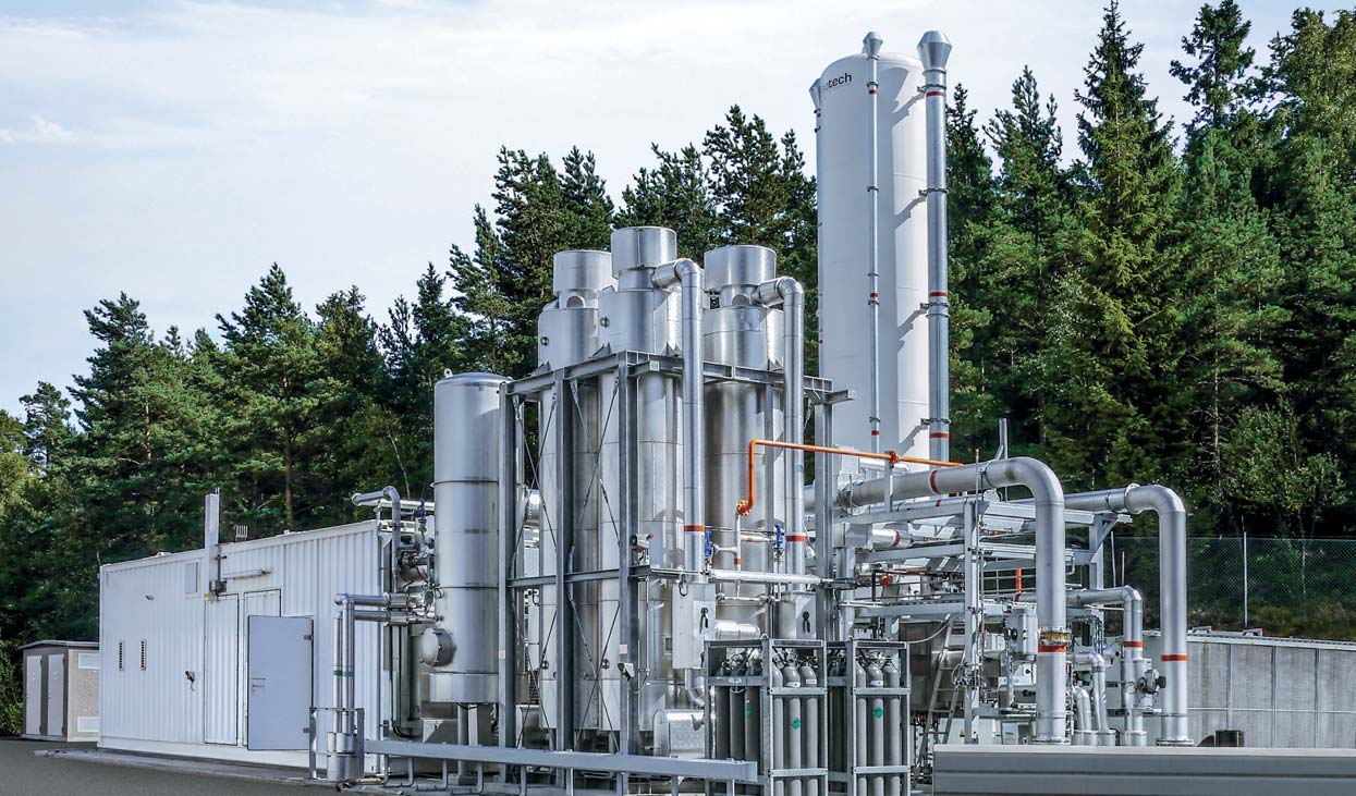 PSA-Gas refining unit: Mikkeli - Biovoima