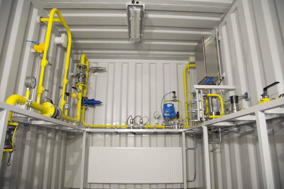 Biomethane grid injection and pressure reduction - Biovoima