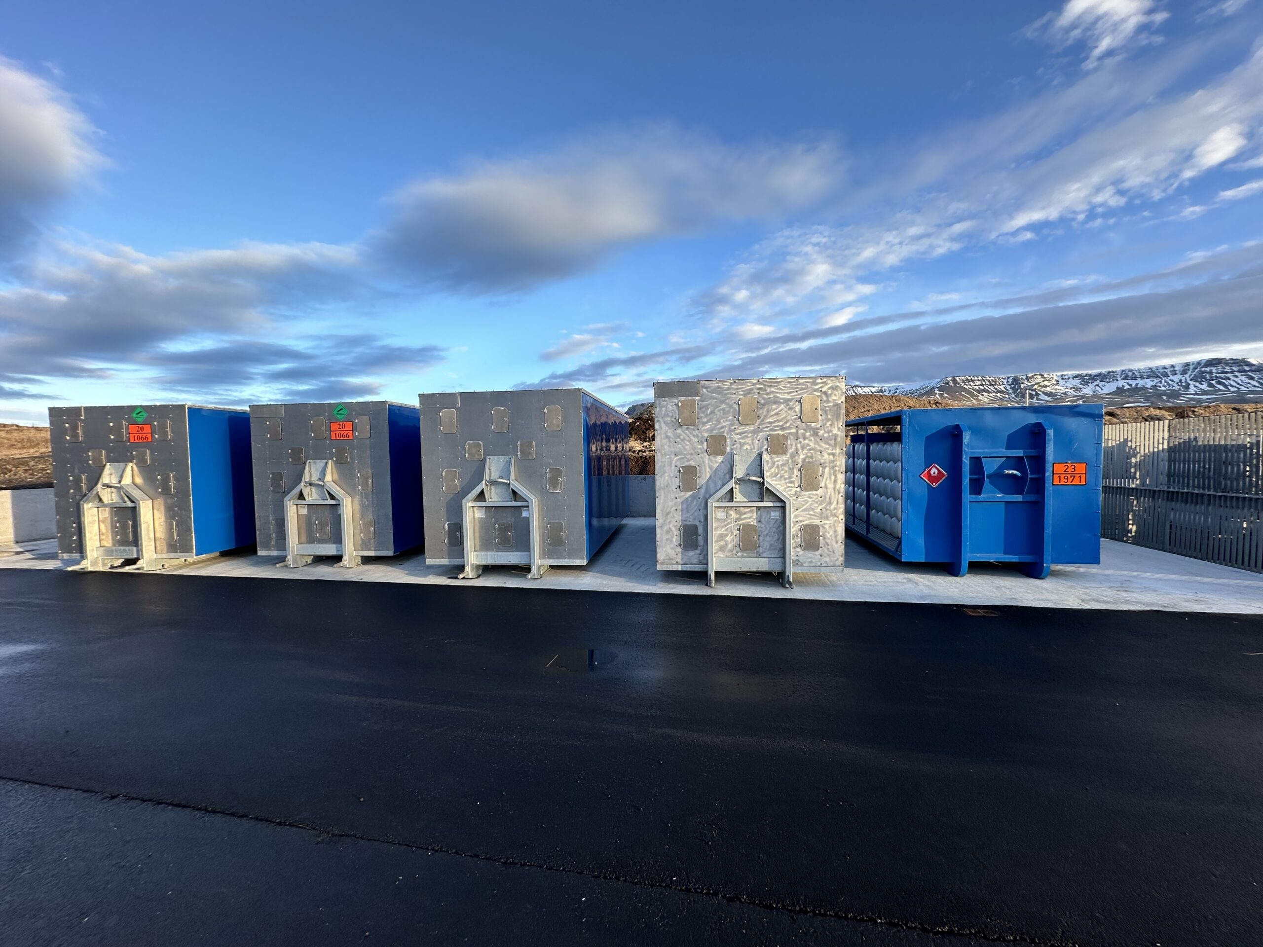 Gas transportation containers for compressed gas - Biovoima