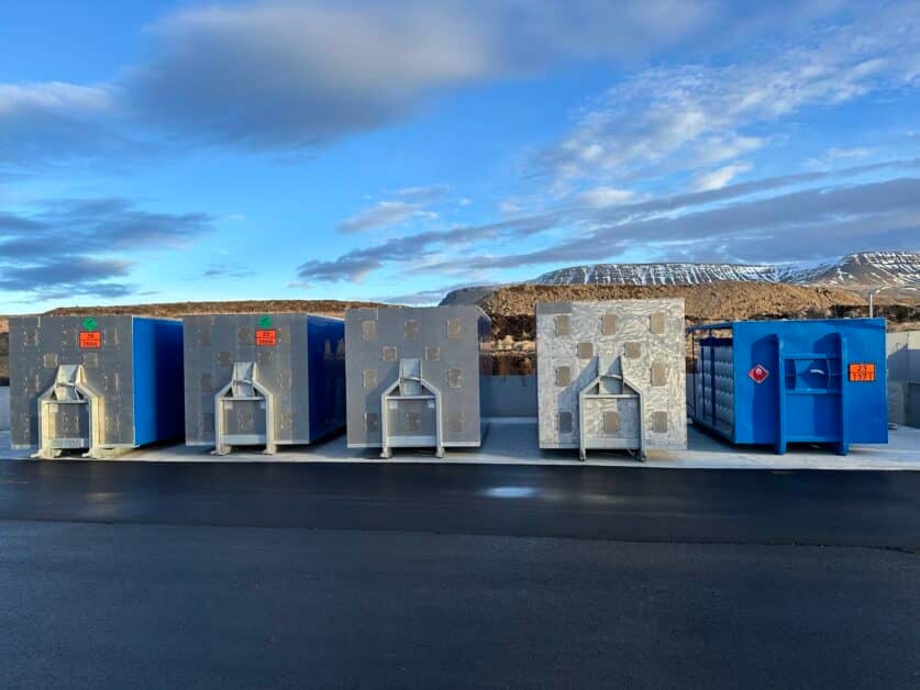 Gas Transmission Containers in Sorpa, Iceland - Biovoima